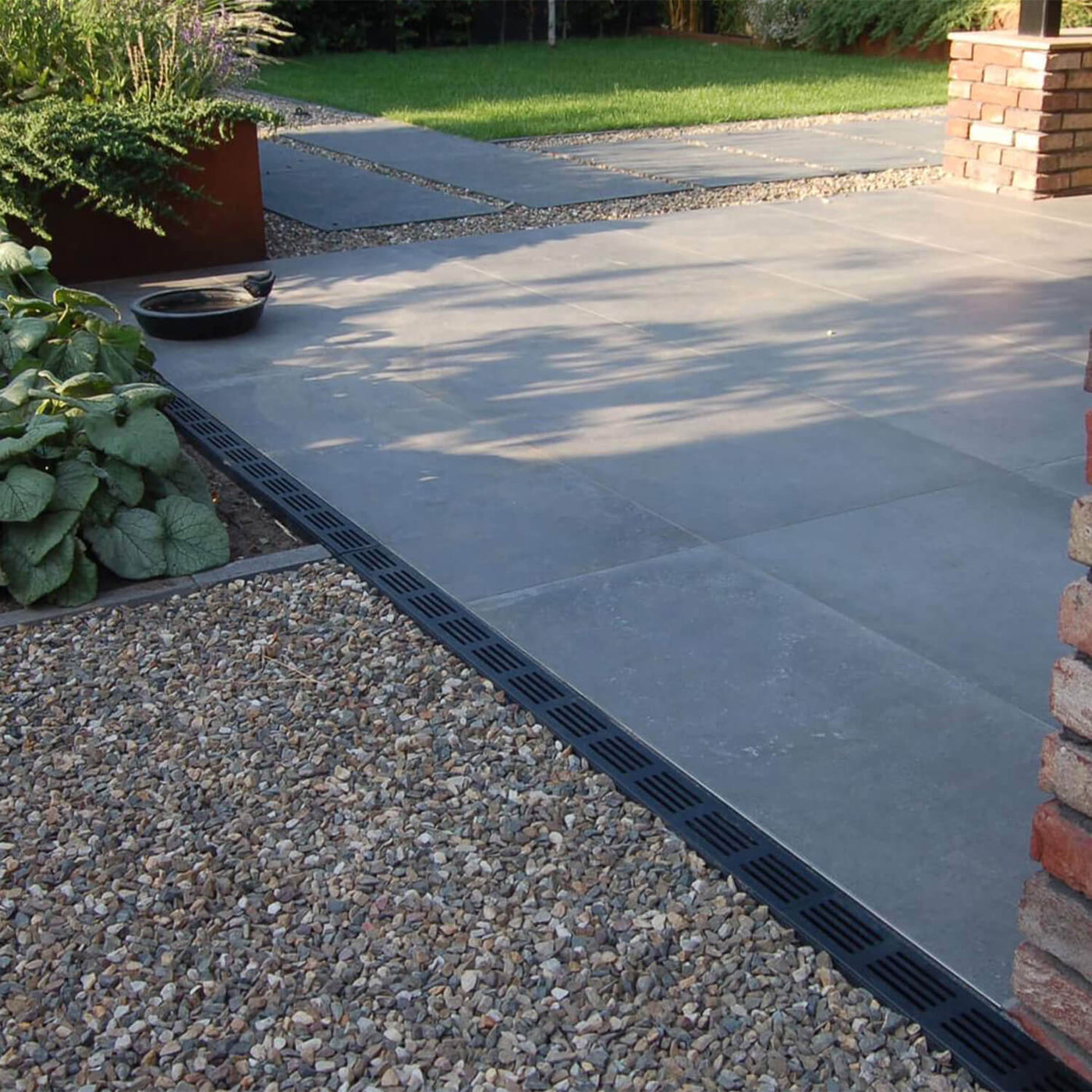 Aluminium Threshold Drain | 1m Slimline Drainage Channel — Eco Trade ...