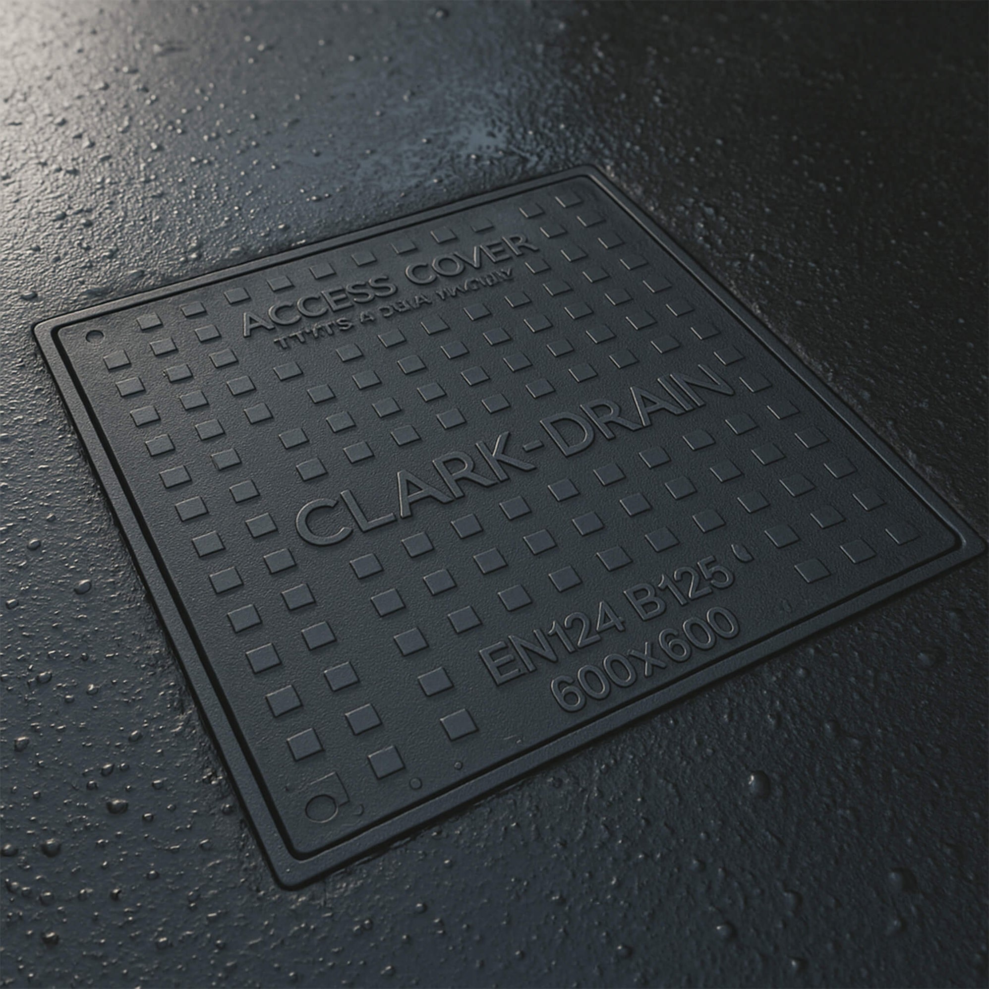 Clark Drain CD 265/SF Composite Manhole Cover – 600 x 600mm B125 — Eco ...