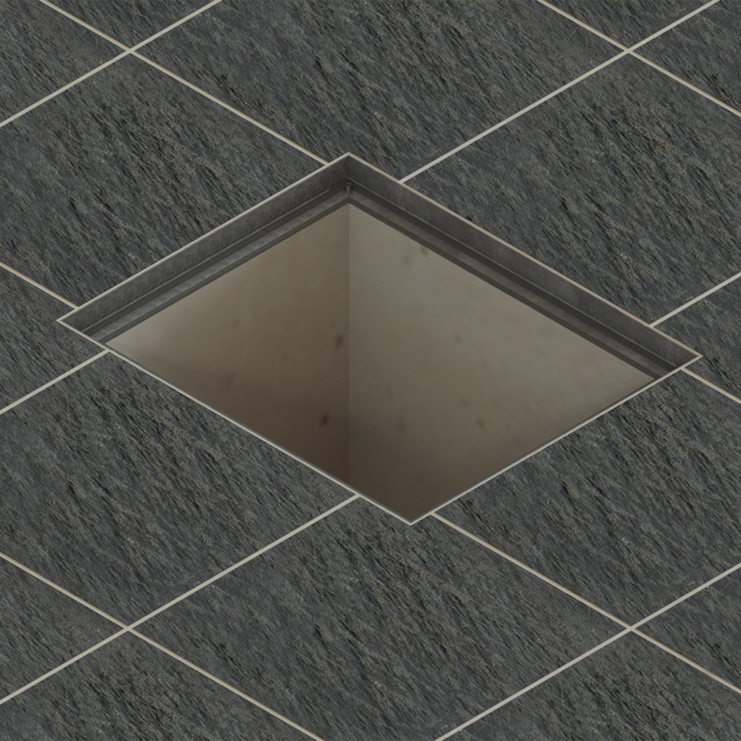 750 x 600mm Sealed Manhole Cover W/ 43mm Recessed Tray (T26G3 ALT ...