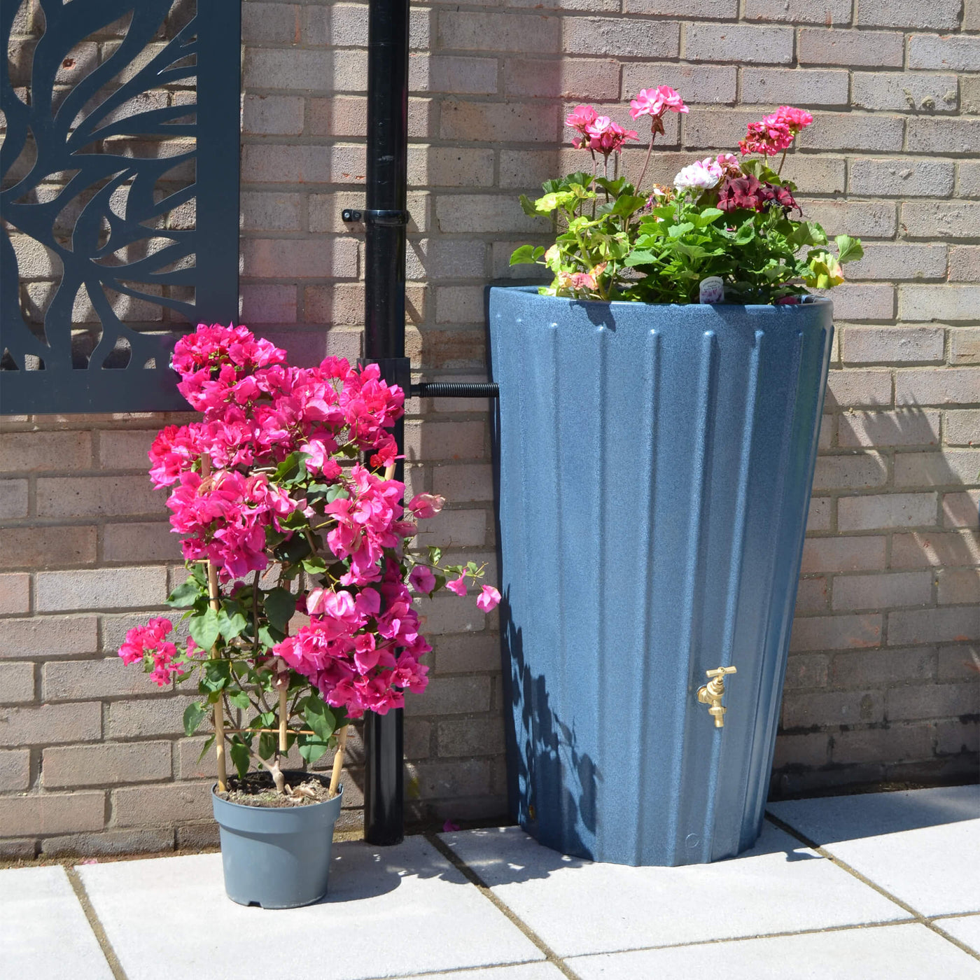 150L Slimline Water Butt Planter – Decorative Rainwater Storage — Eco ...