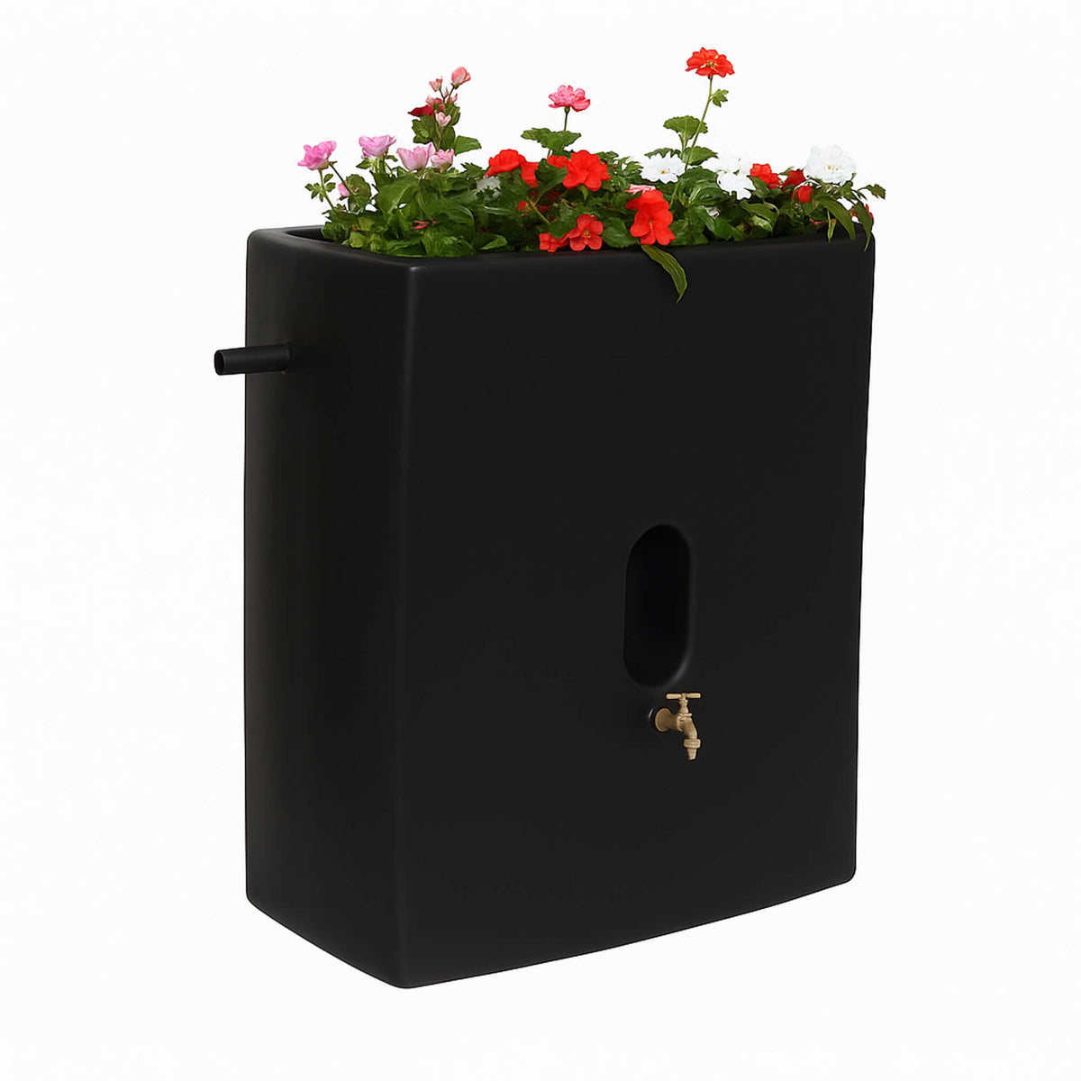 375L Oasis Water Butt Planter – With Tap & Diverter Tank Kit — Eco ...