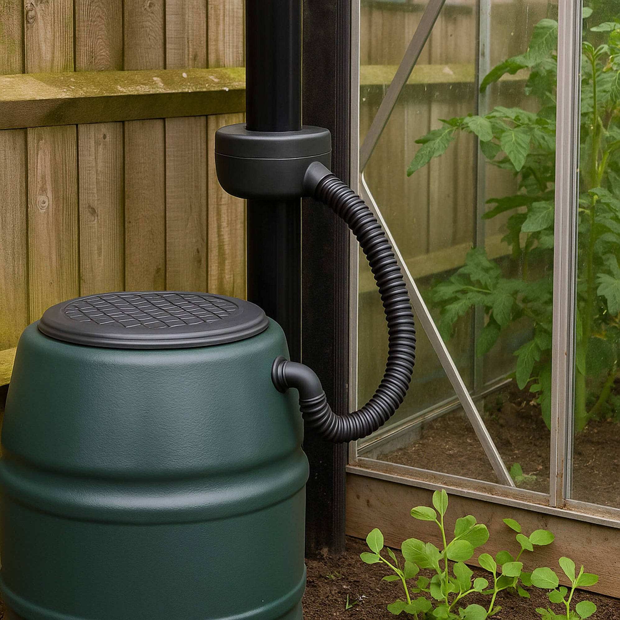 Harcostar Universal Rain Trap Diverter for Water Butts Tanks — Eco ...
