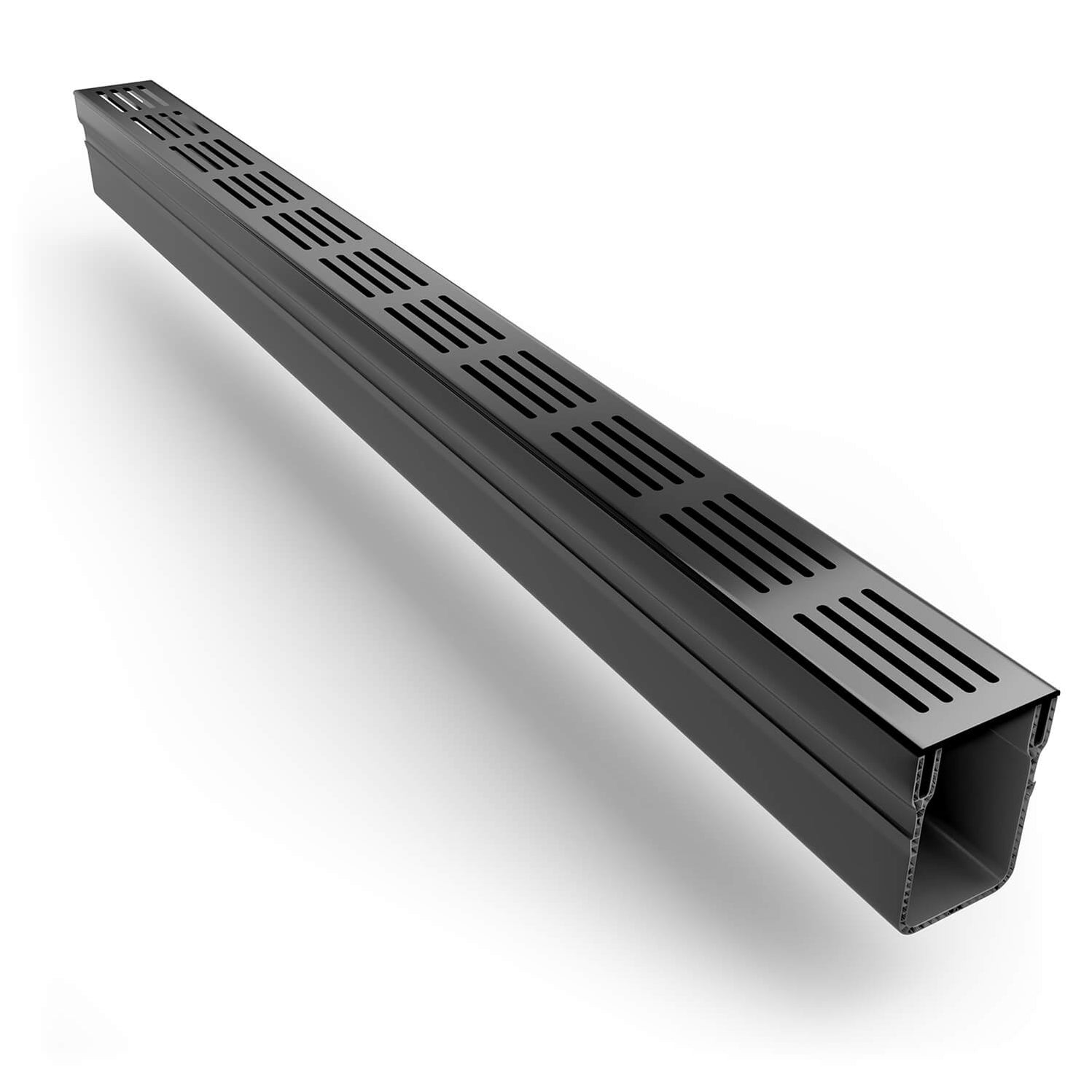Aluminium Threshold Drain | 1m Slimline Drainage Channel — Eco Trade ...