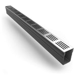 Aluminium Threshold Drain | 1m Slimline Drainage Channel — Eco Trade ...