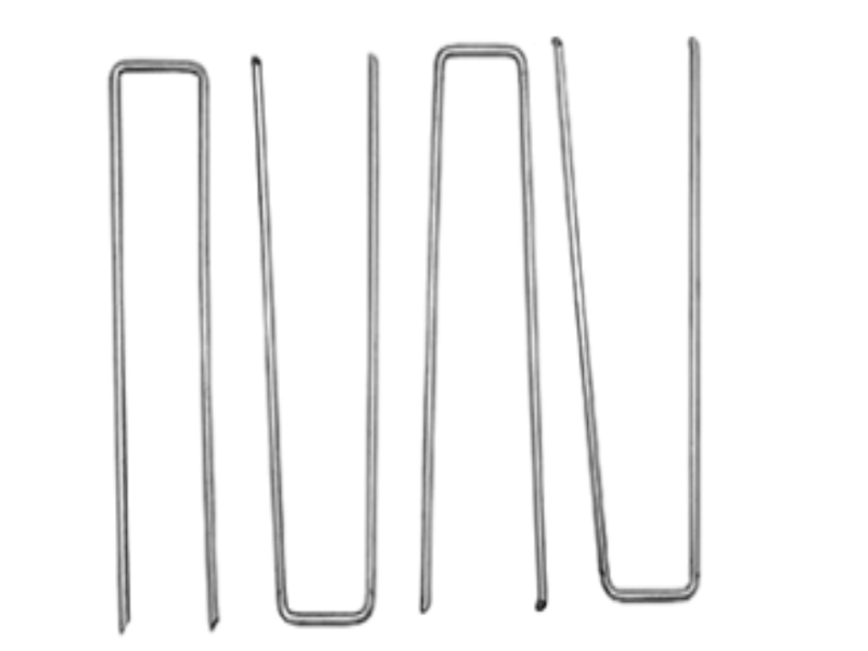 U Shaped Ground Pegs for Geotextiles – Galvanised Fixing Pins — Eco ...