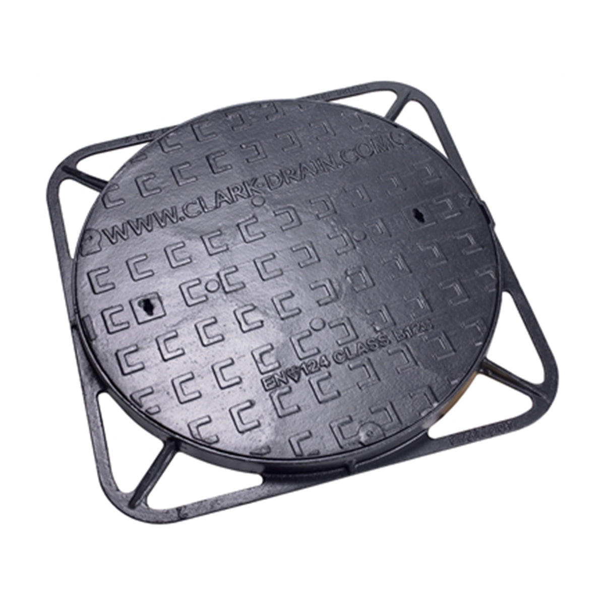 B125 Ductile Iron Solid Top Cover & Frame — Eco Trade Counter