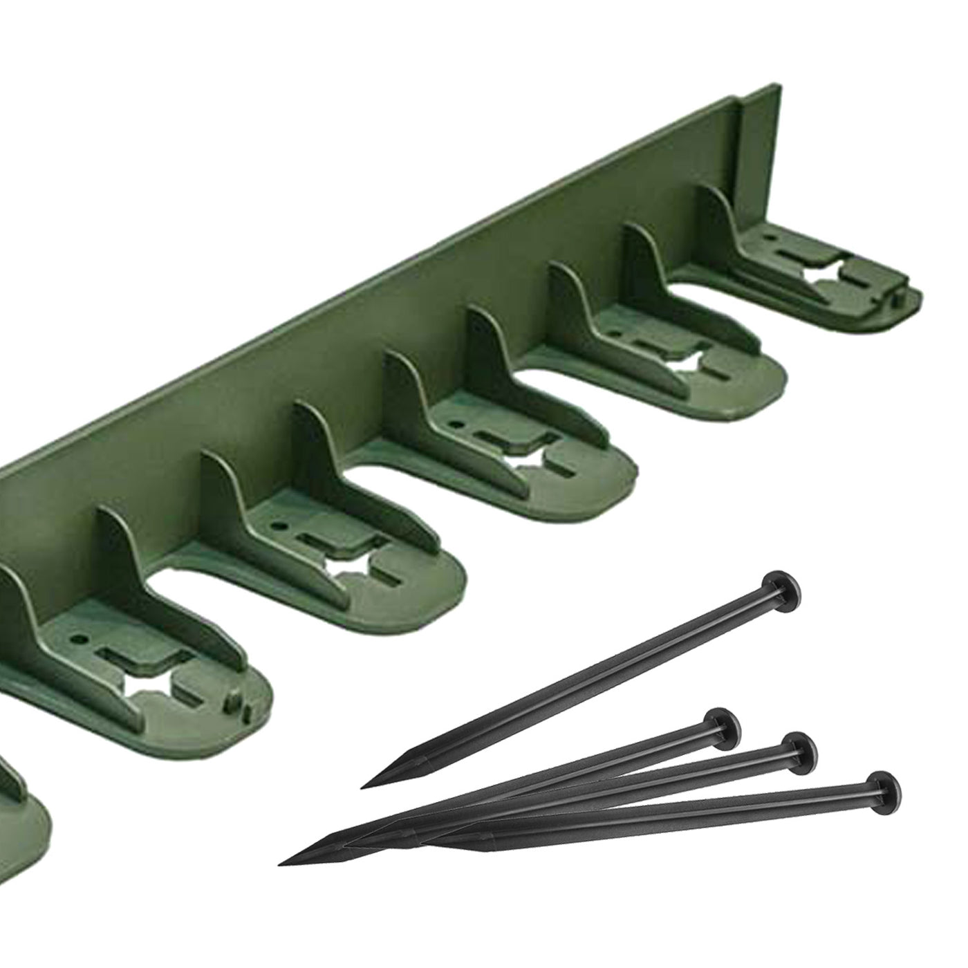 Plastic Flexible Edging Garden Border System - 80CM Length — Eco Trade ...